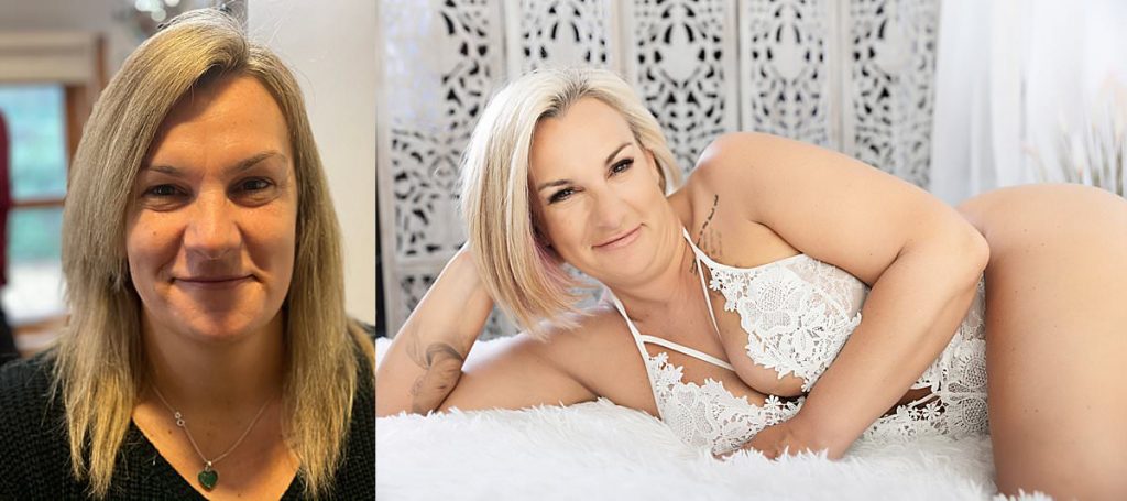 Magical boudoir before and after - Lone Barn Boudoir